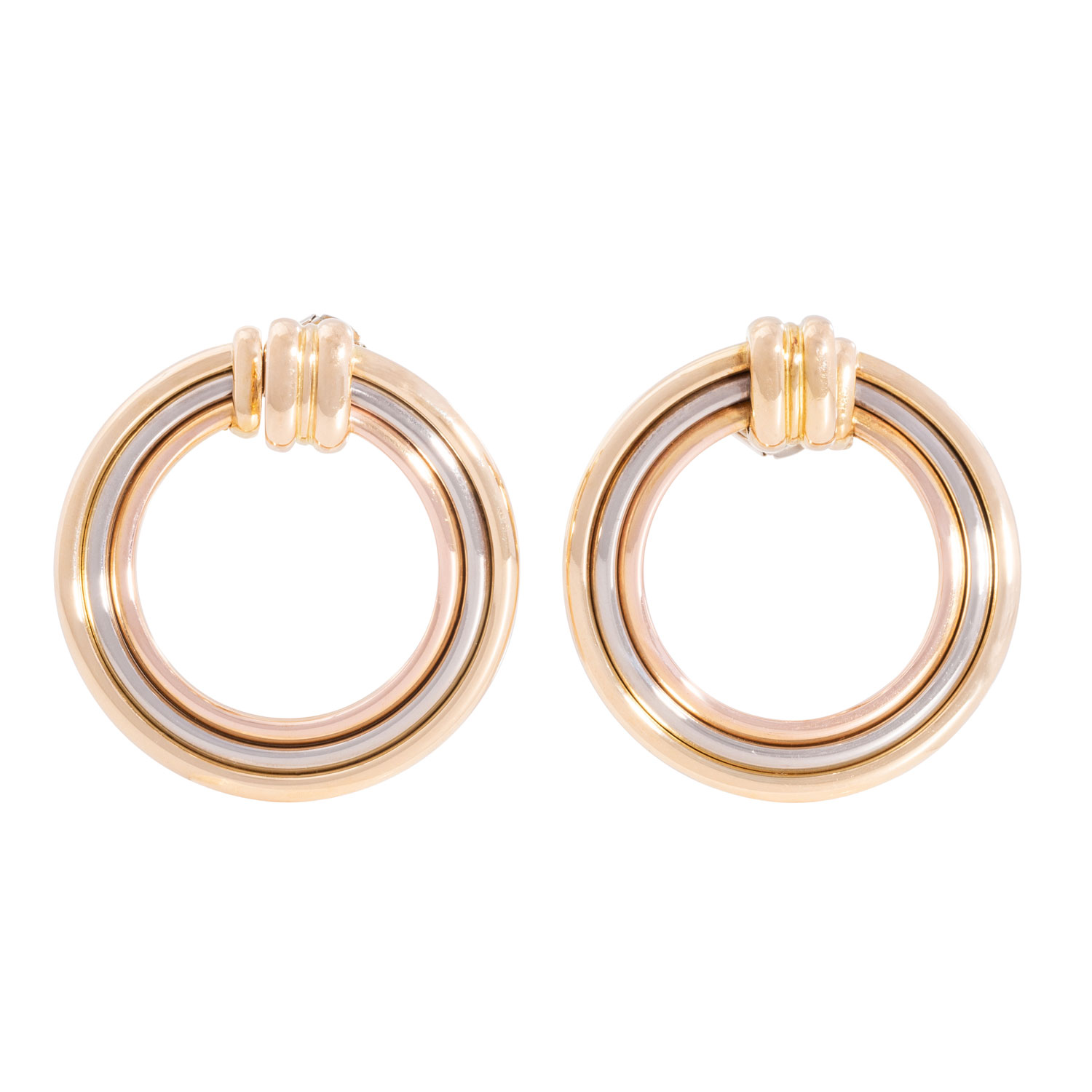 Cartier gold hoops store
